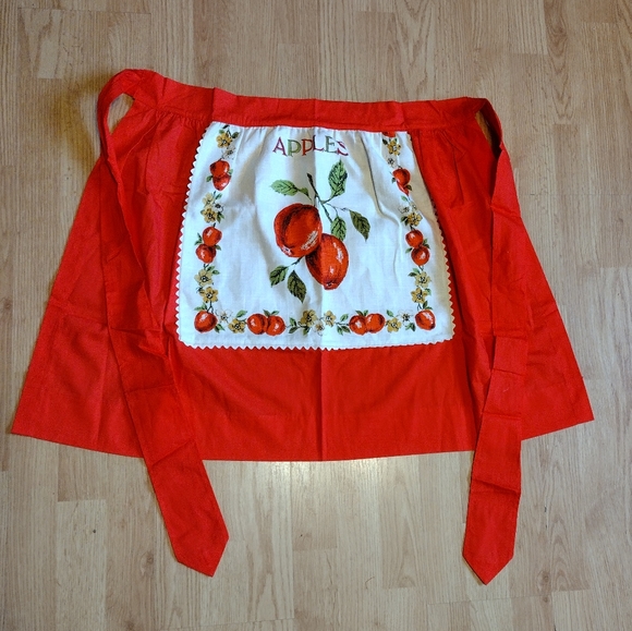 Kitchen | Vintage Handmade Apple Apron | Poshmark